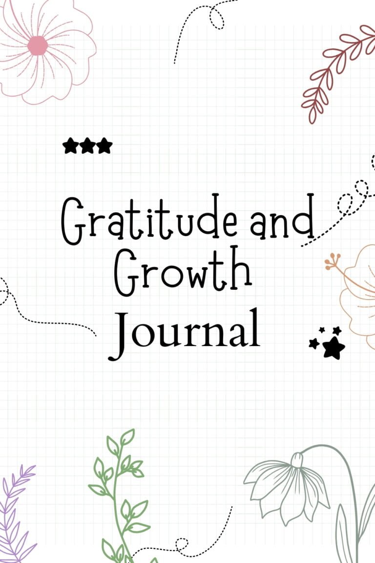Well-Being Daily Gratitude and Growth Journal